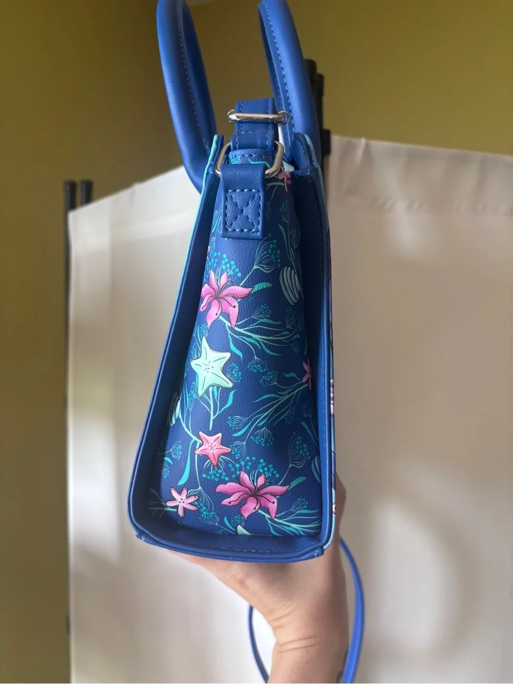 Loungefly | Bags | Loungefly Blue Under The Sea Coral Reef Satchel ...